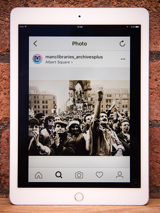 Introduction to using Instagram to promote archive collections