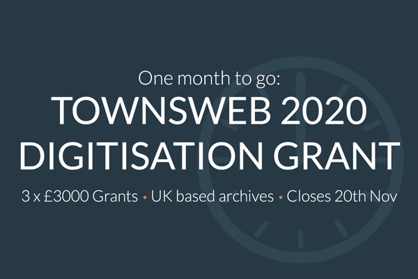 2020 Digitisation Grant: There's only one month to go