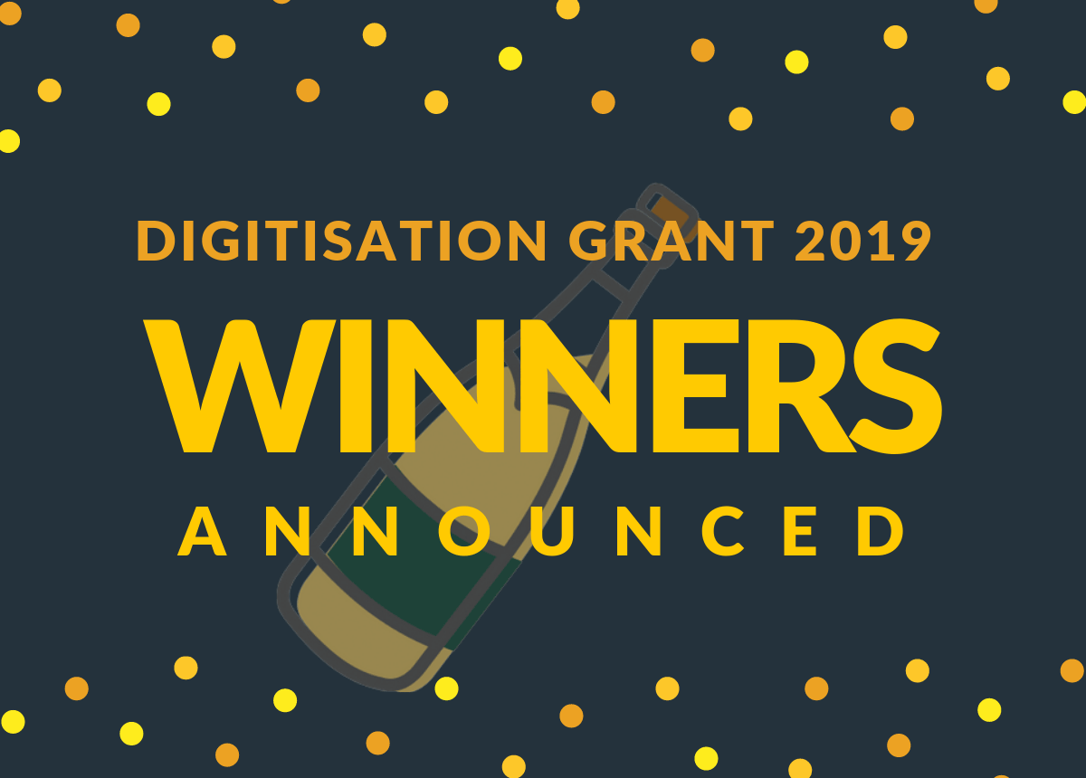 TWA Digitisation Grant 2019: Winners are Announced!